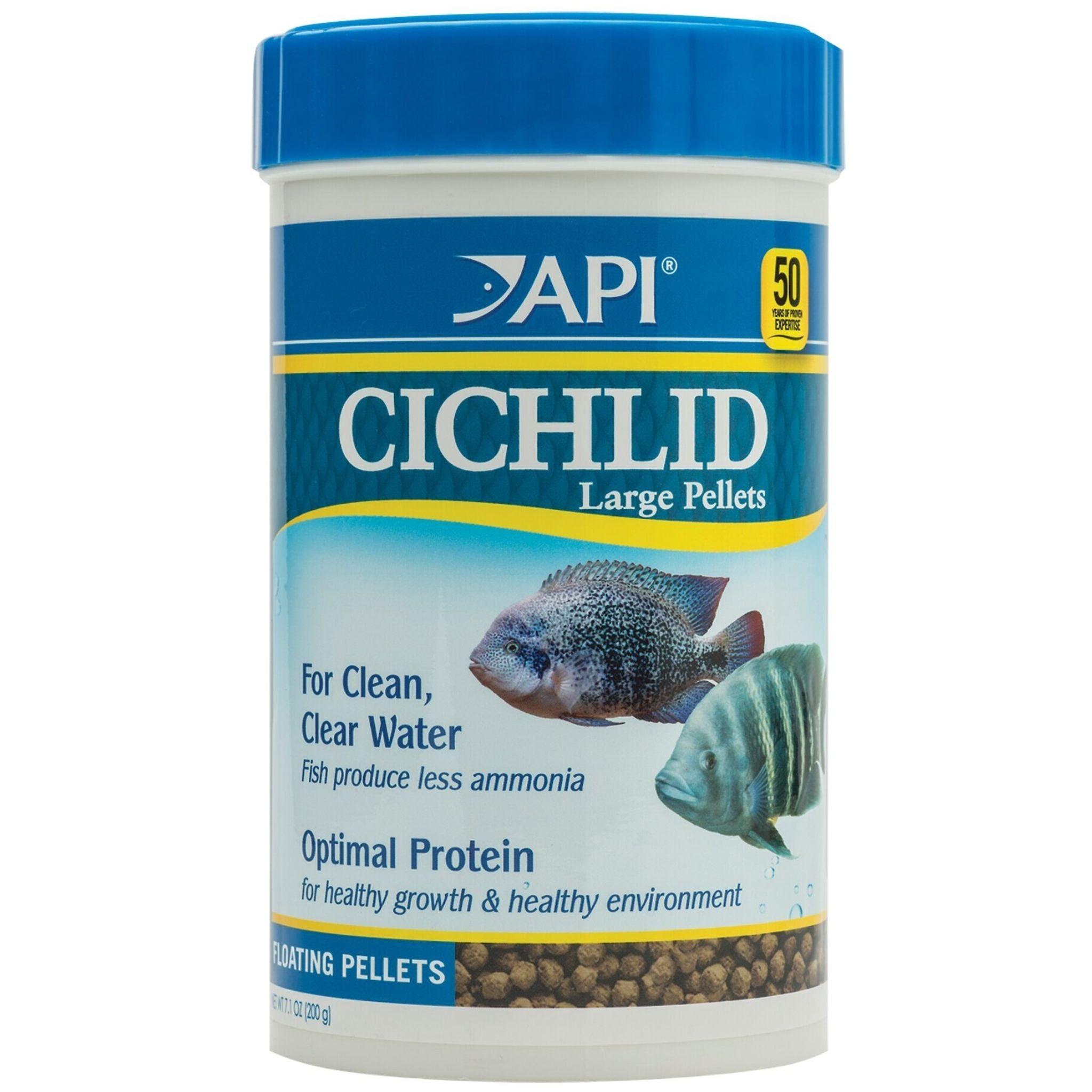API Floating Cichlid Pellets Large 200g
