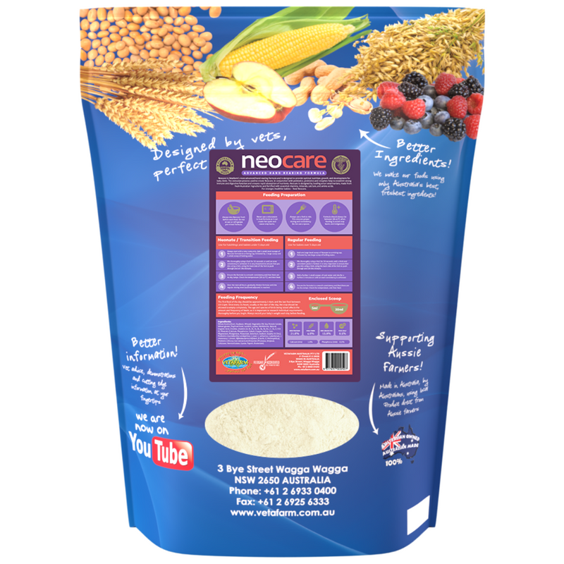 Vetafarm Neocare Advanced Hand Rearing Formula