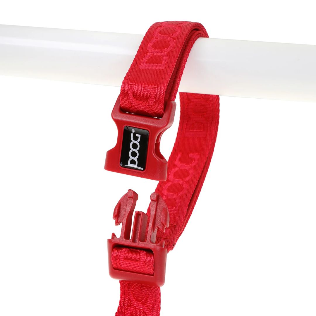 Doog Neosport Clip It Neoprene Dog Leash - Red