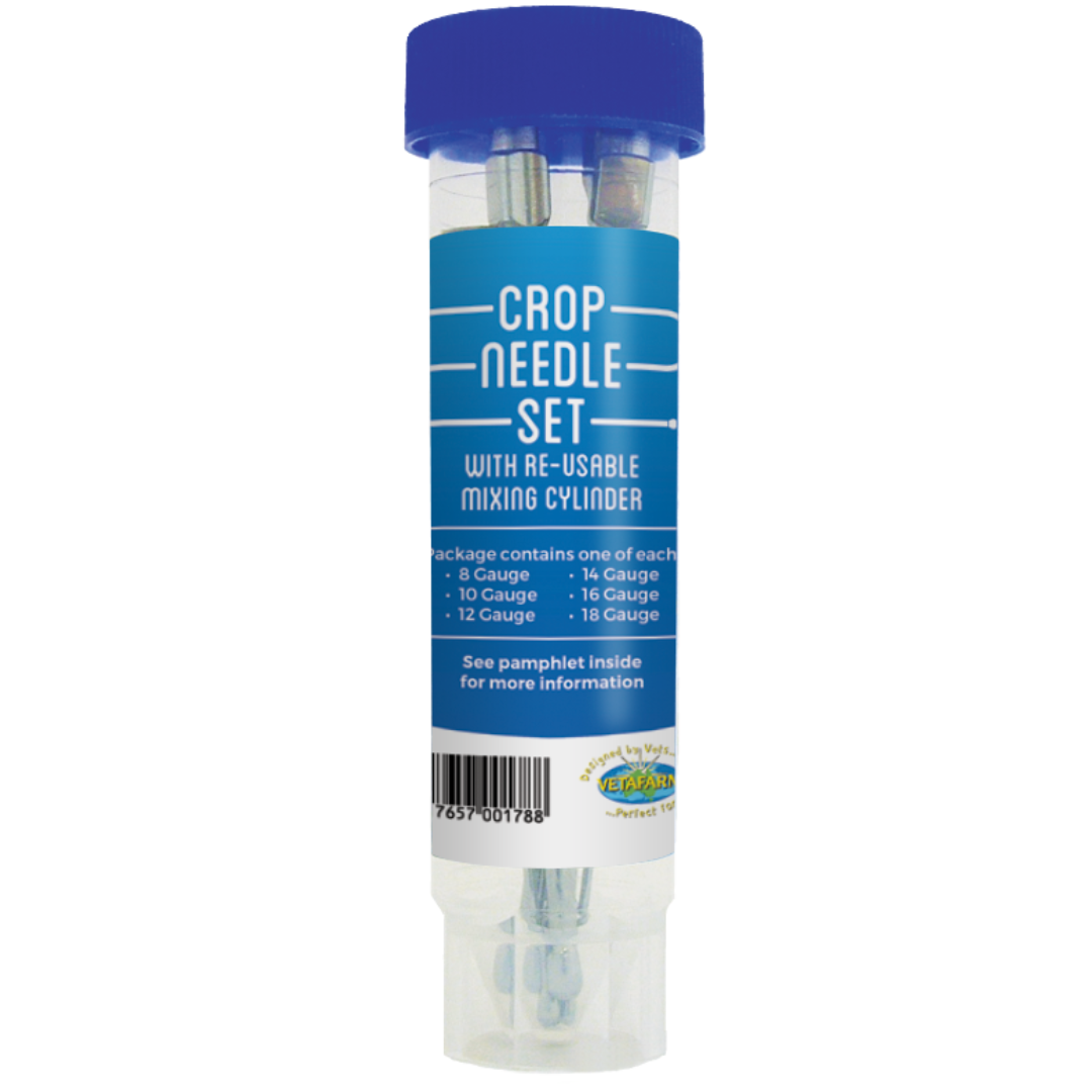 Vetafarm Crop Needles Stainless Steel Set for Birds