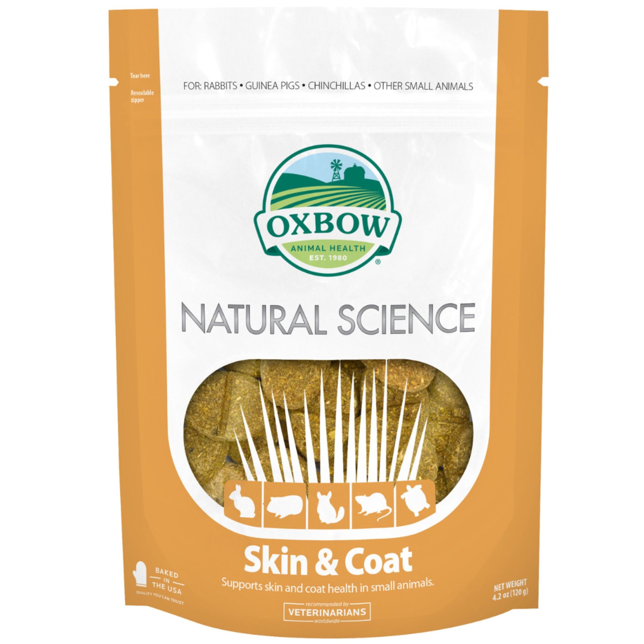Oxbow Natural Science Skin & Coat Support for Small Animals