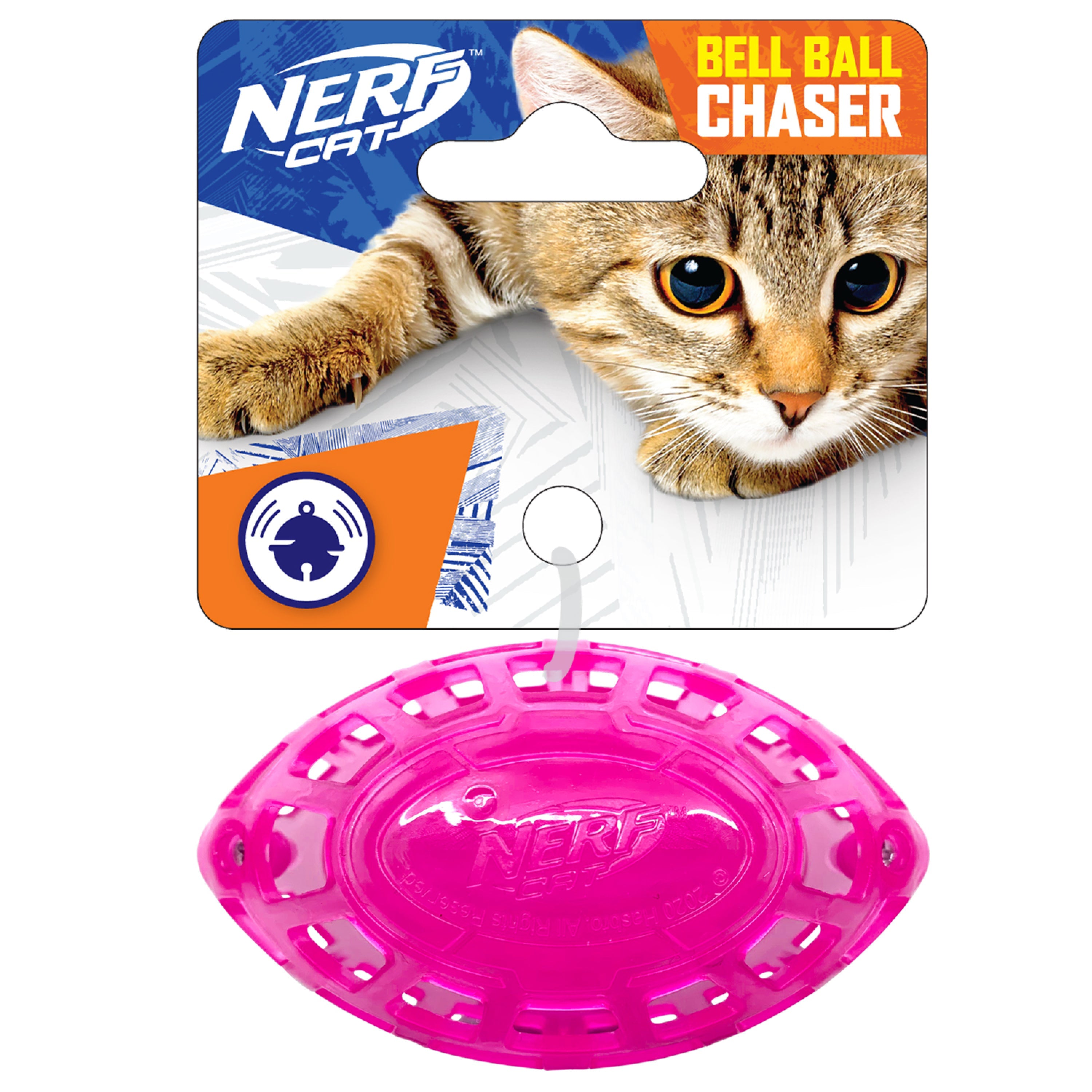 Nerf Cat Toy - Transparent PP Rattle Football