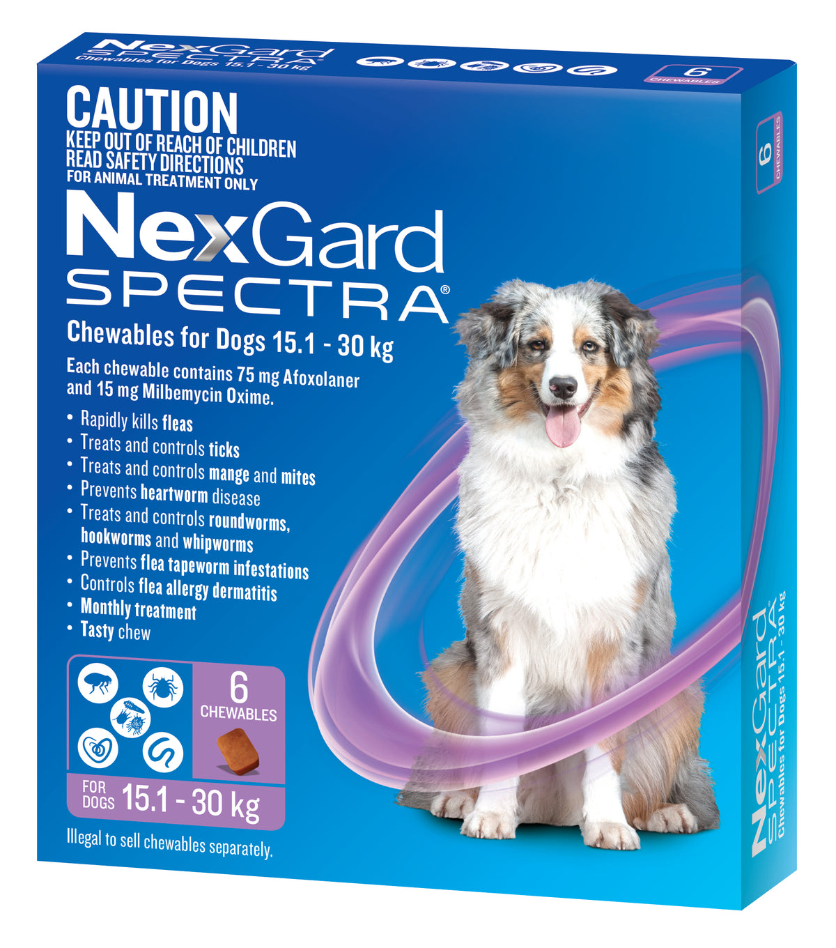 NexGard Spectra | NexGard Spectra 6 Pack | PeekAPaw Pet