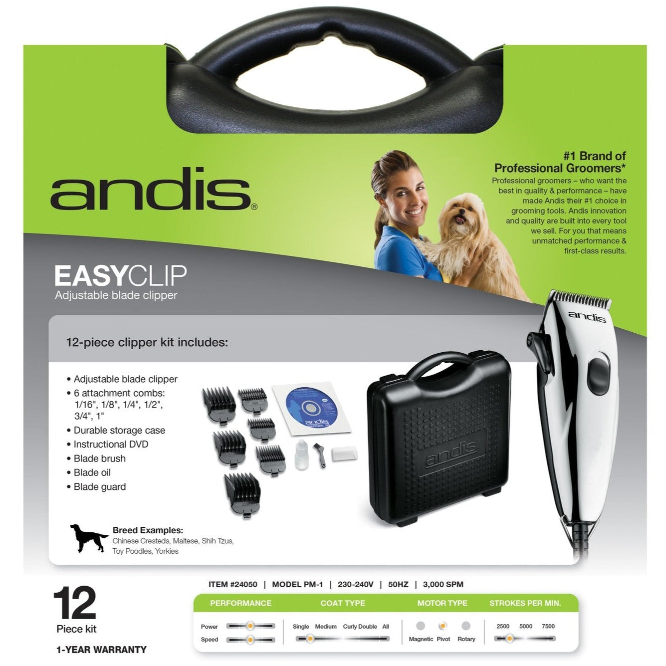 Andis Clipper EasyClip Light Duty | PeekAPaw