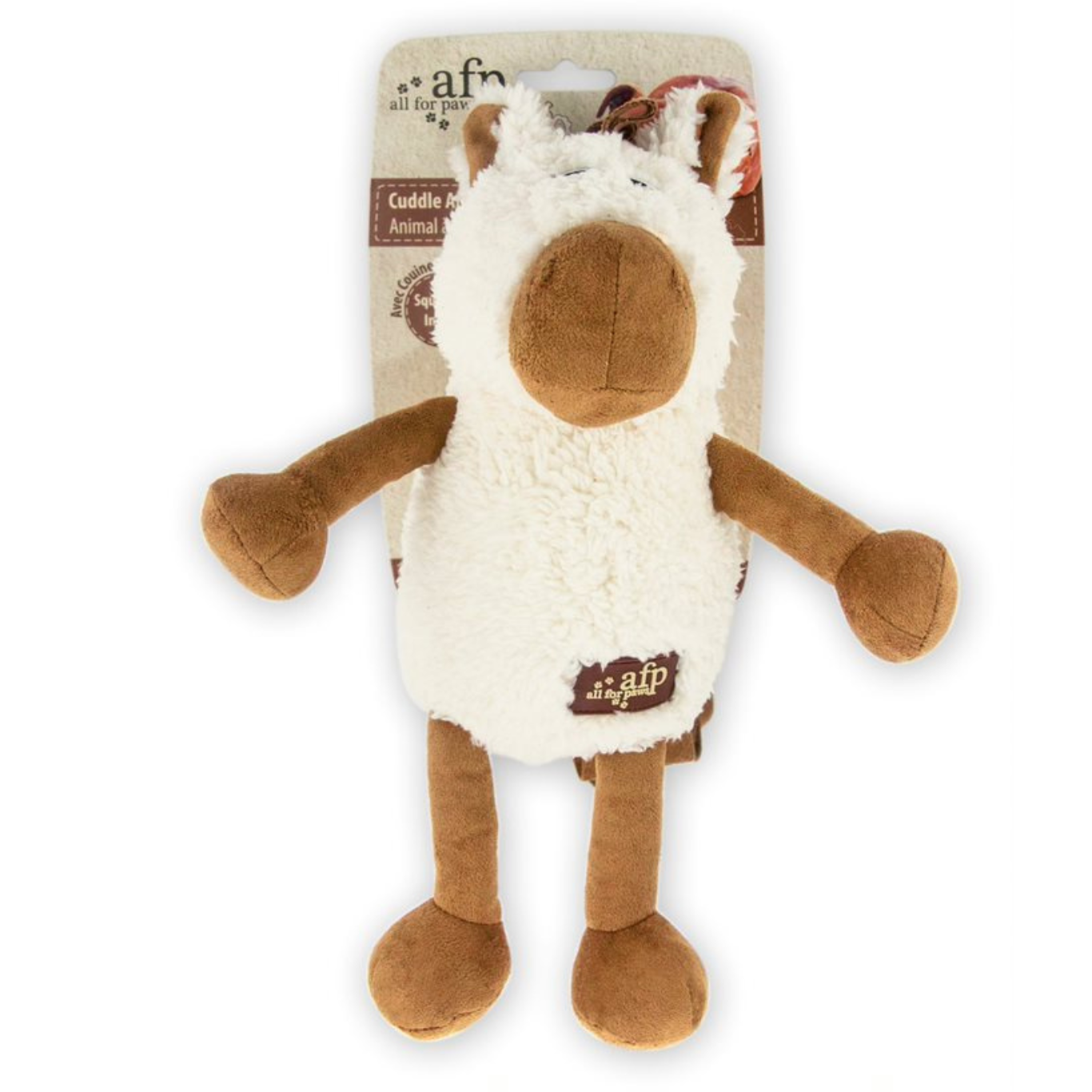 All for Paws AFP Dog Cuddle Jumbo Horse Toy | PeekAPaw