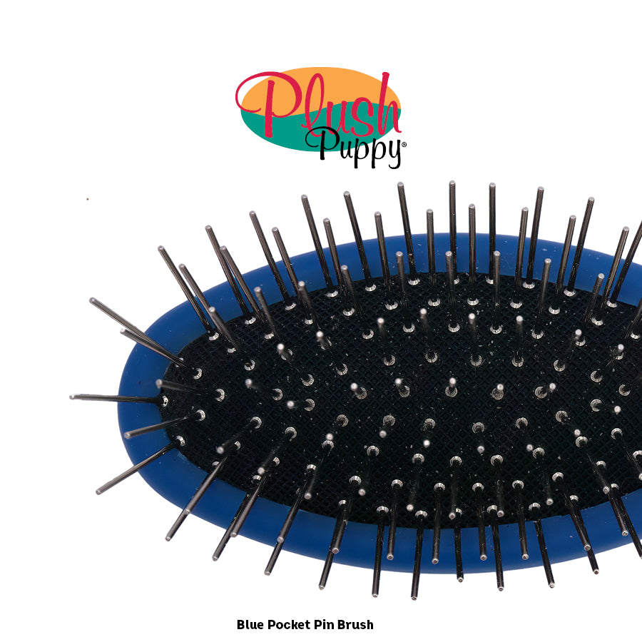 Plush Puppy Pocket Pin Brush Pro-Grooming Brush