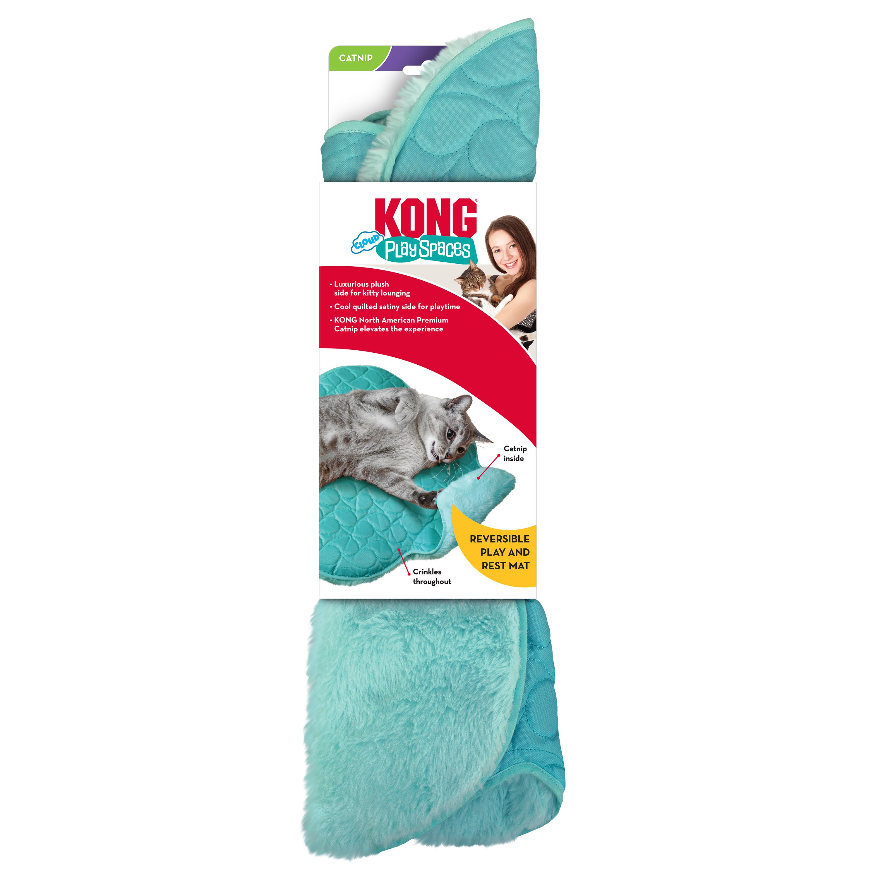 KONG Cat Toys Play Spaces Cloud - Blue