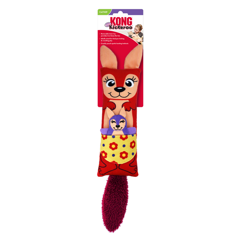 KONG Cat Toys Kickeroo Kanga | PeekAPaw