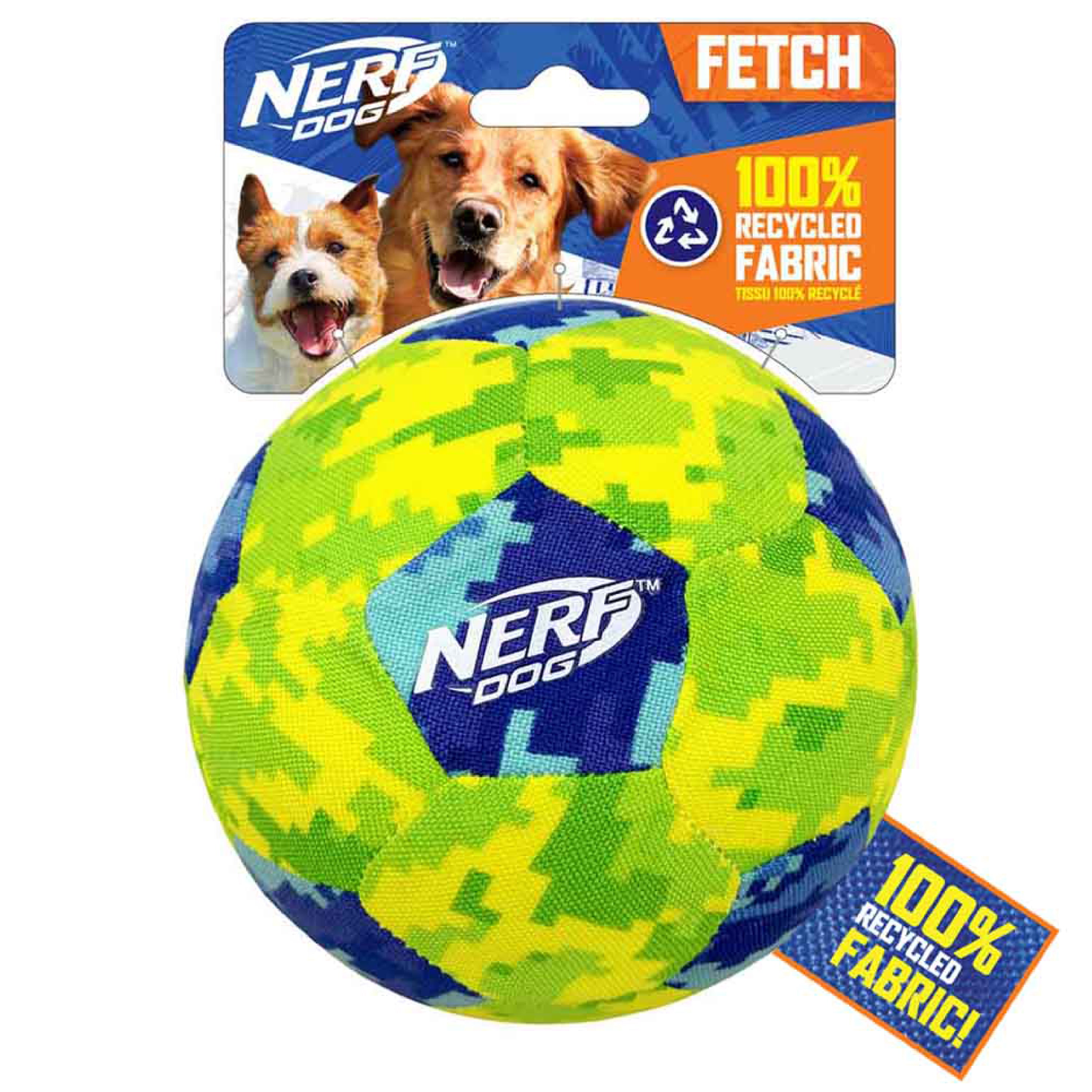 Nerf Grs Nylon Dog Toy - Air Tuff Soccer Ball 13cm