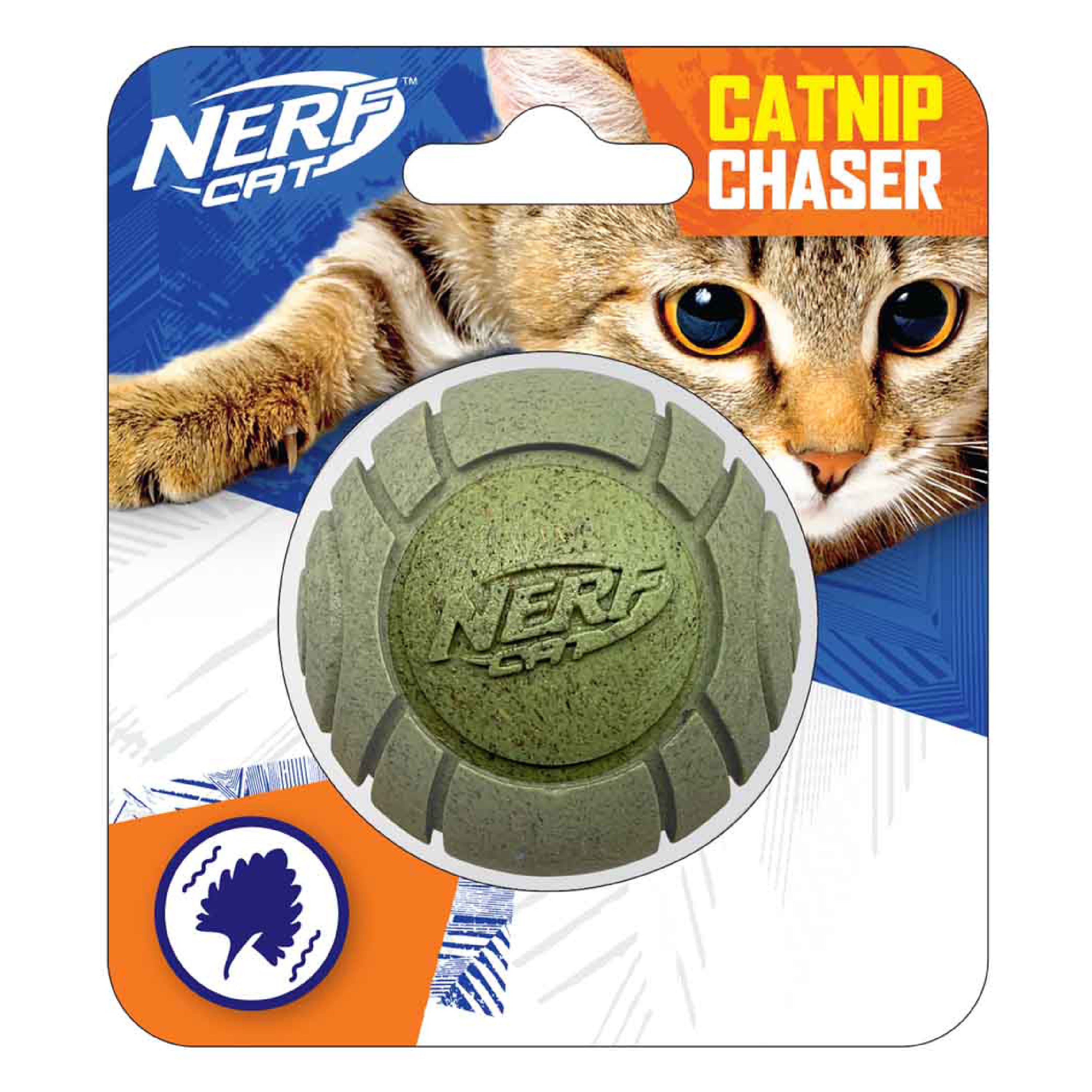 Nerf Cat Toy - Catnip Chaser Sonic Ball - 7cm
