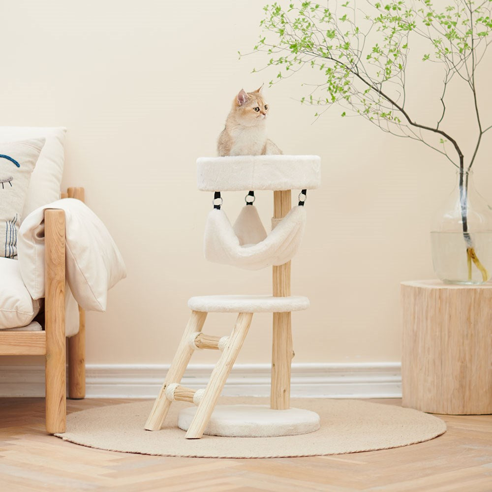 Petsbelle Devotion Solid Wood Cat Tree | PeekAPaw