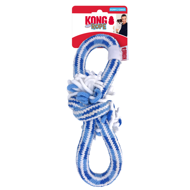 KONG Dog Toys Rope Tug for Puppies Assorted