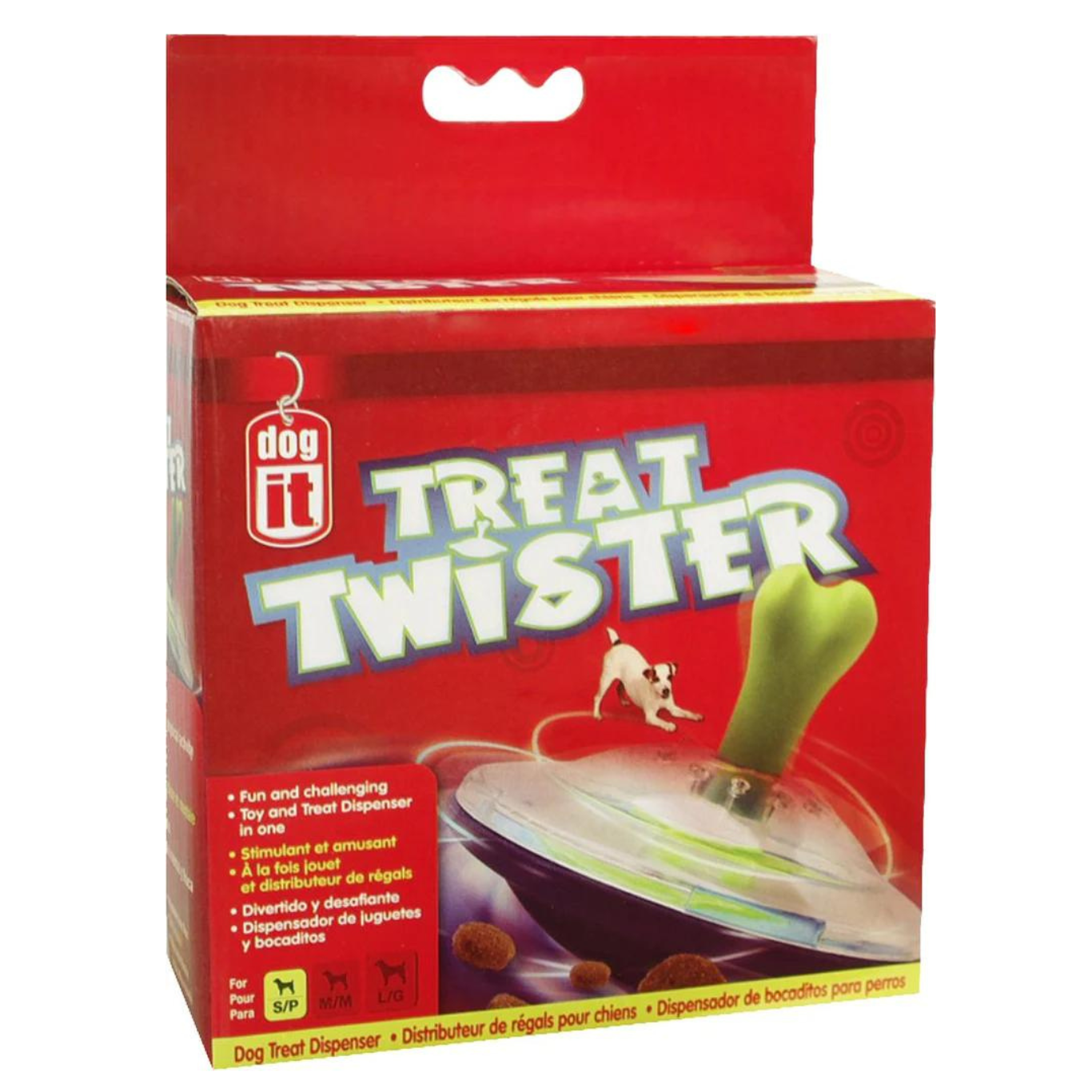Dogit Twister Treat Dispensing Toy for Small Dogs