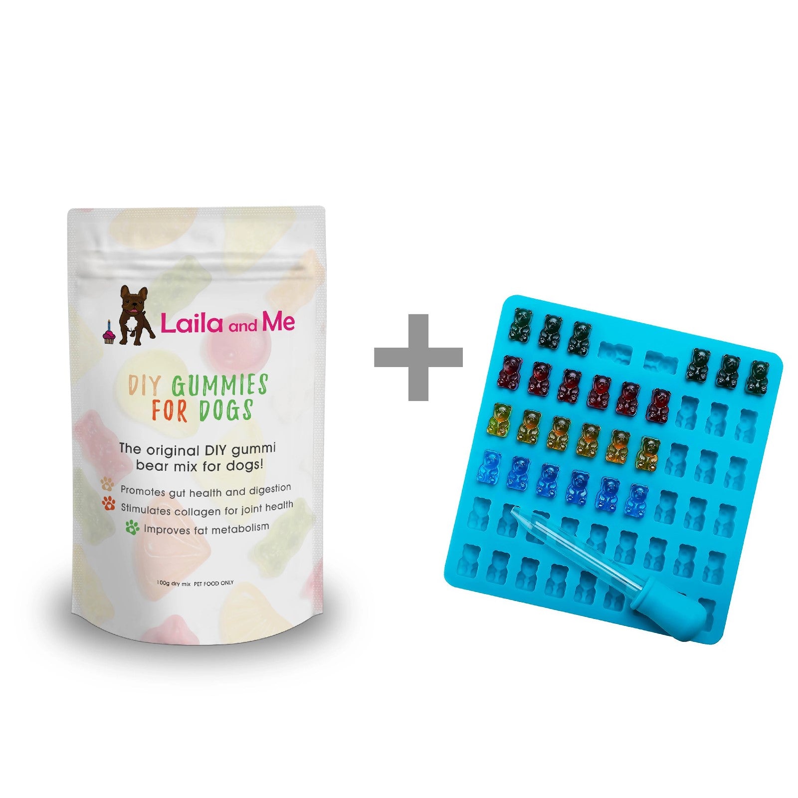 Laila & Me Diy Gummi Mix Powder + Mould For Dogs | PeekAPaw