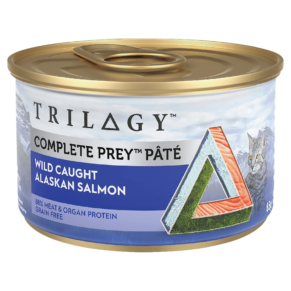 Trilogy Wet Adult Cat Food Complete Prey Pate Alaskan Salmon